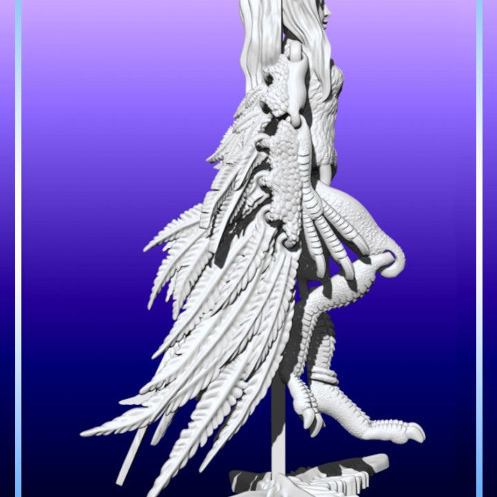 3D Printable Mystic Harpy by MysticSaige