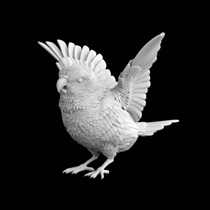3D Printable parrot by 3Dimontis