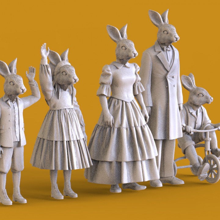 3D Printable family by Dmitry Tishchenkov