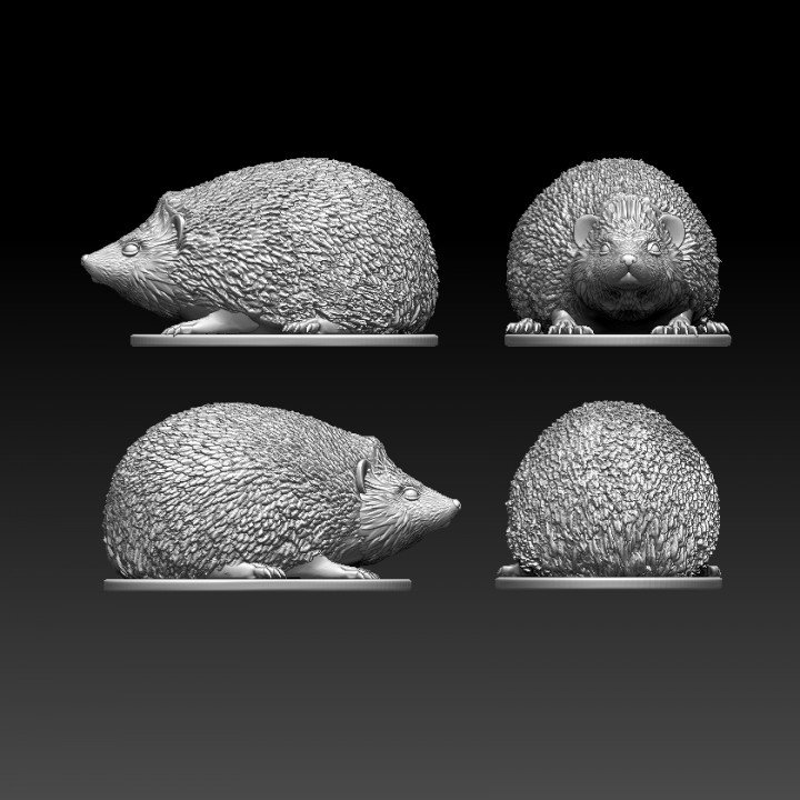 3D Printable hedgehog by 3Dimontis