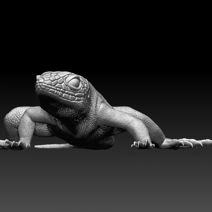 3D Printable lizard by Dmitry Tishchenkov