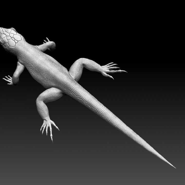 3D Printable lizard by 3Dimontis