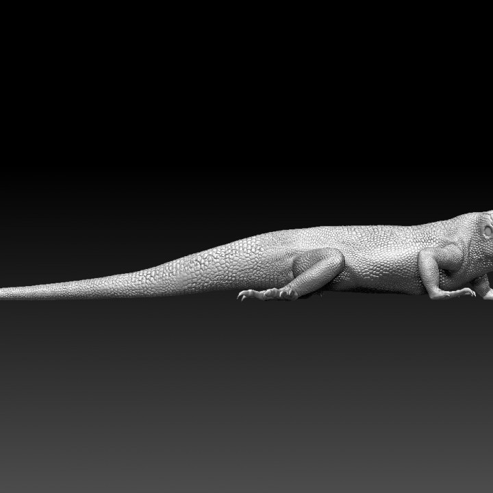 3D Printable lizard by Dmitry Tishchenkov