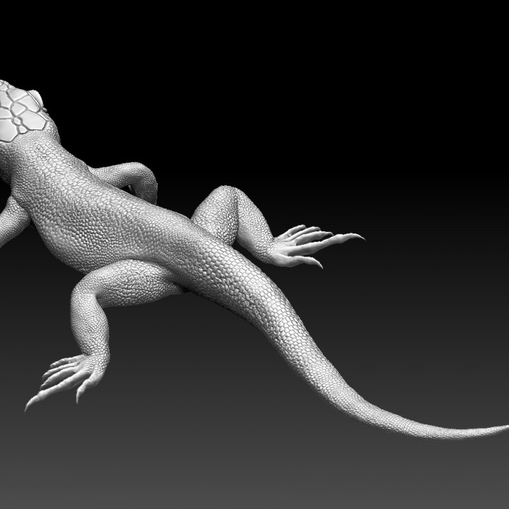3D Printable lizard by 3Dimontis