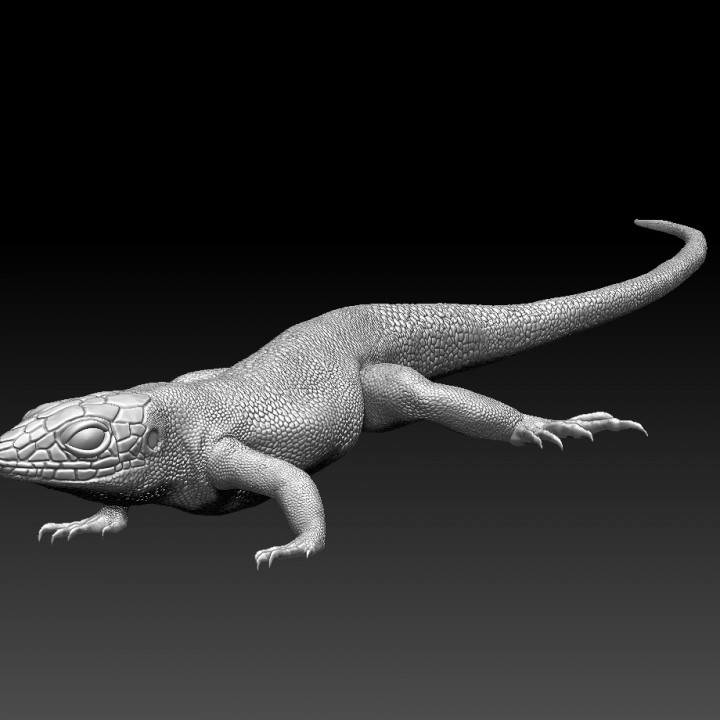 3D Printable lizard by 3Dimontis