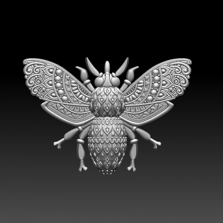 3D Printable bee by Dmitry Tishchenkov