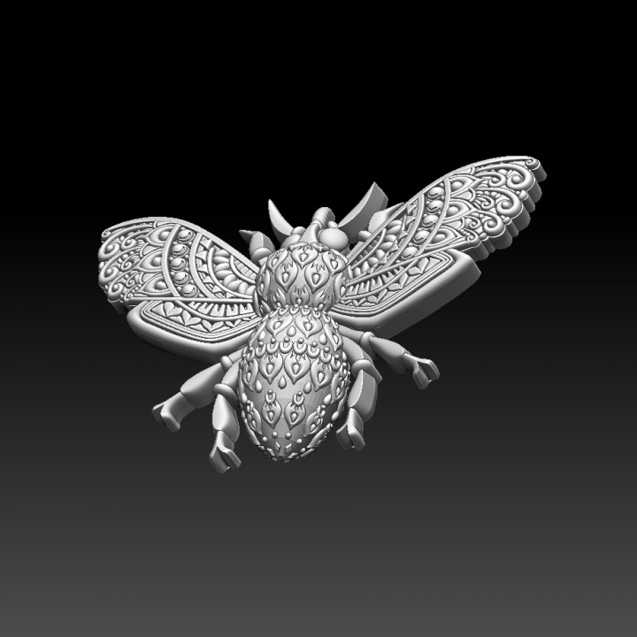 3D Printable bee by Dmitry Tishchenkov