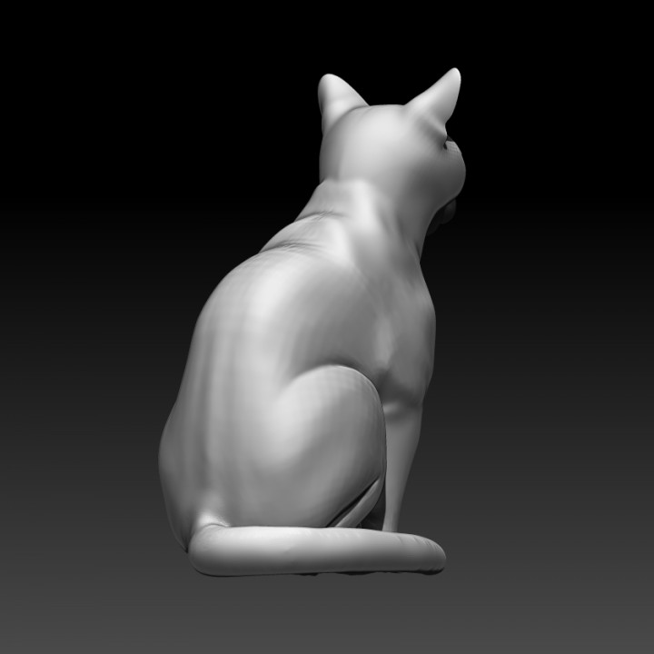 3D Printable cat by 3Dimontis