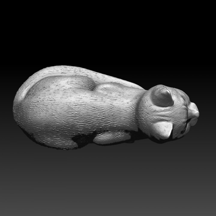 3D Printable cat by 3Dimontis