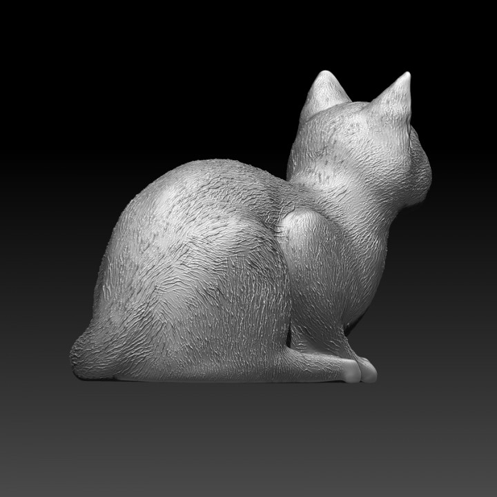 3D Printable cat by 3Dimontis
