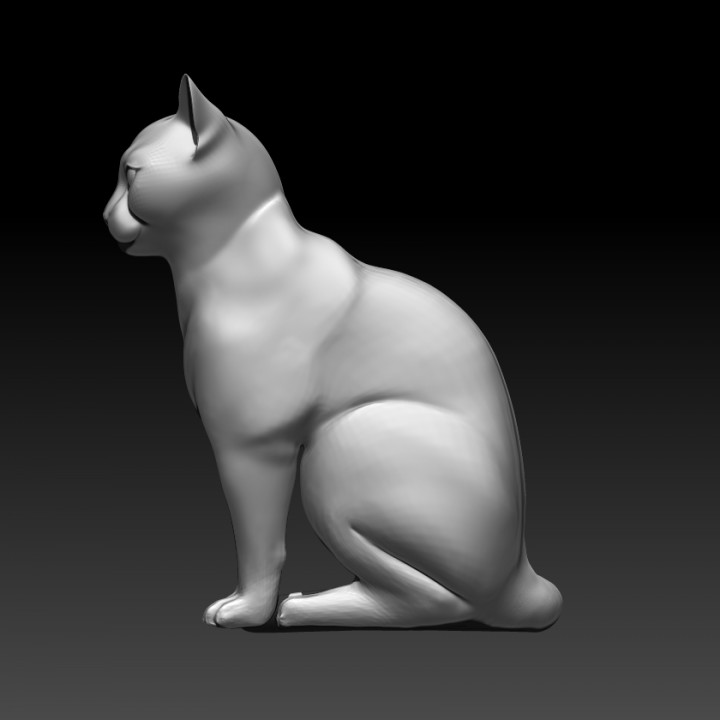 3D Printable cat by 3Dimontis
