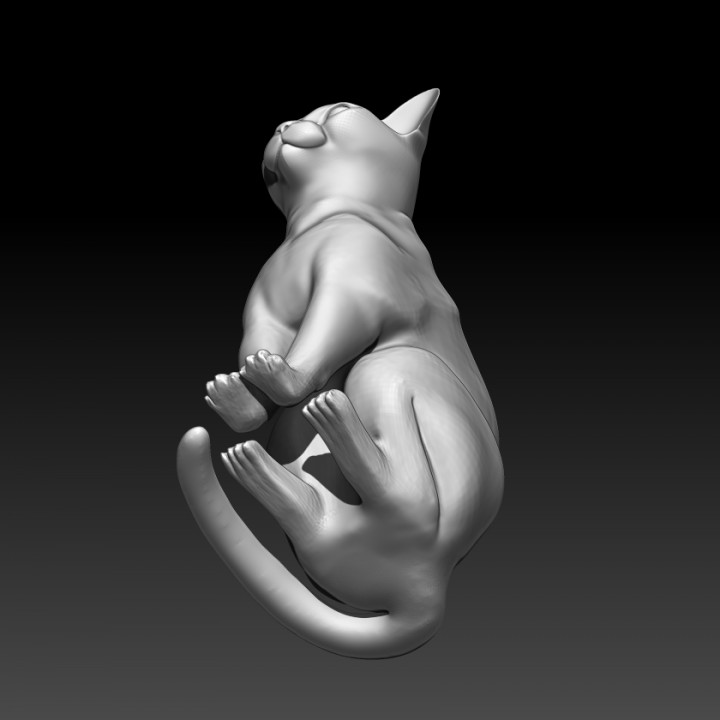 3D Printable cat by 3Dimontis