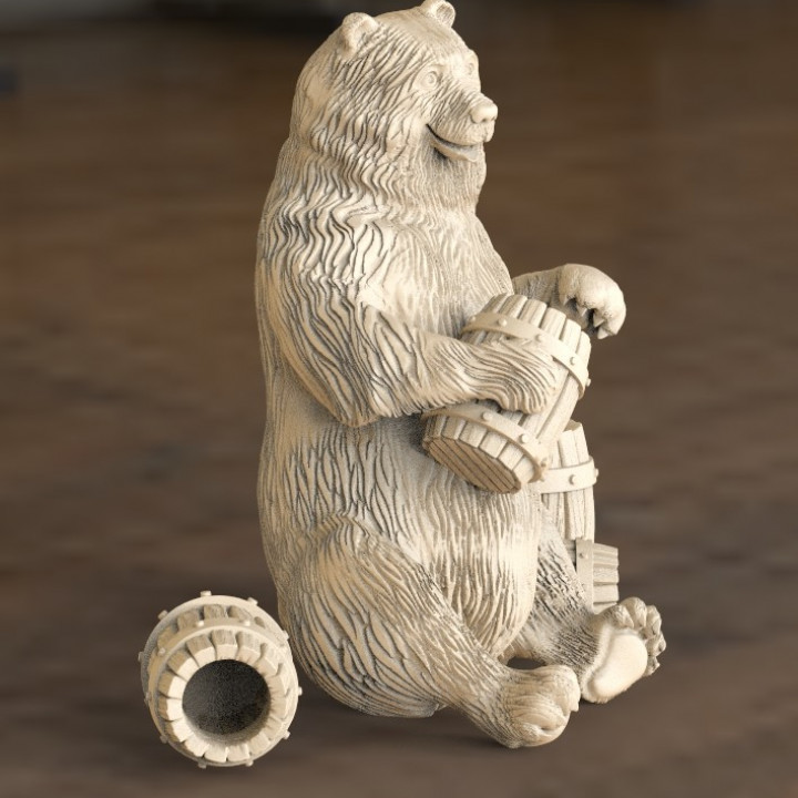 3D Printable bear by 3Dimontis