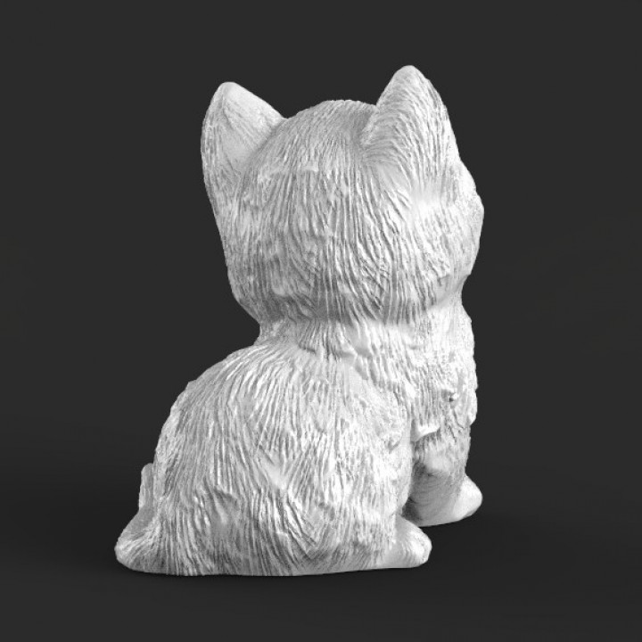 3D Printable cat by Dmitry Tishchenkov