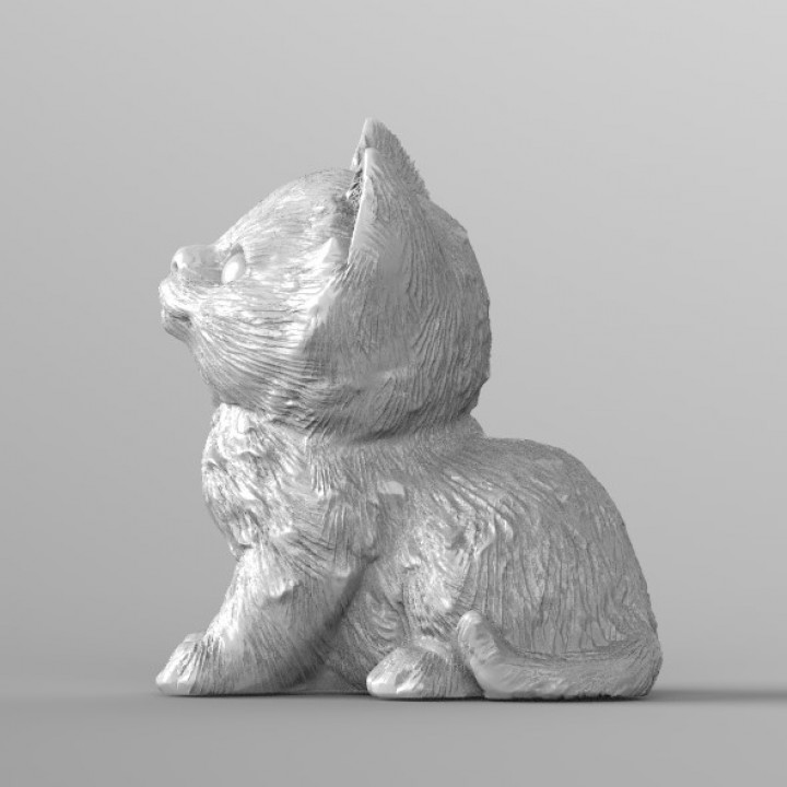 3D Printable cat by Dmitry Tishchenkov