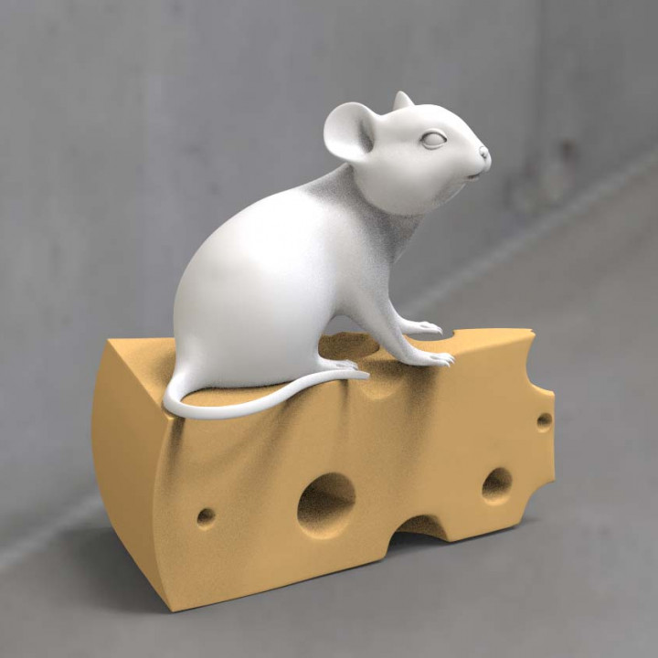 3D Printable mouse by Dmitry Tishchenkov