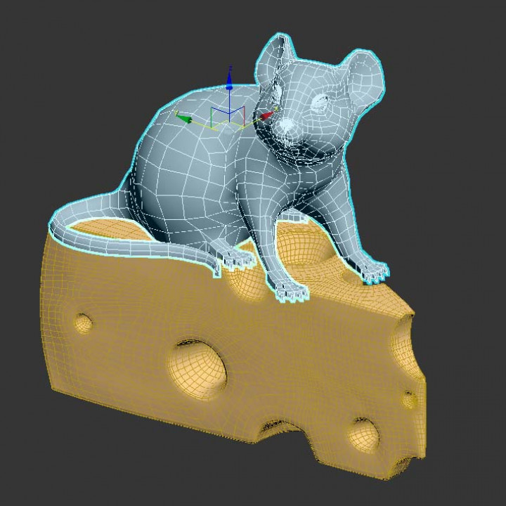 3D Printable mouse by Dmitry Tishchenkov