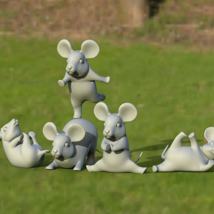 3D Printable mouse by 3Dimontis