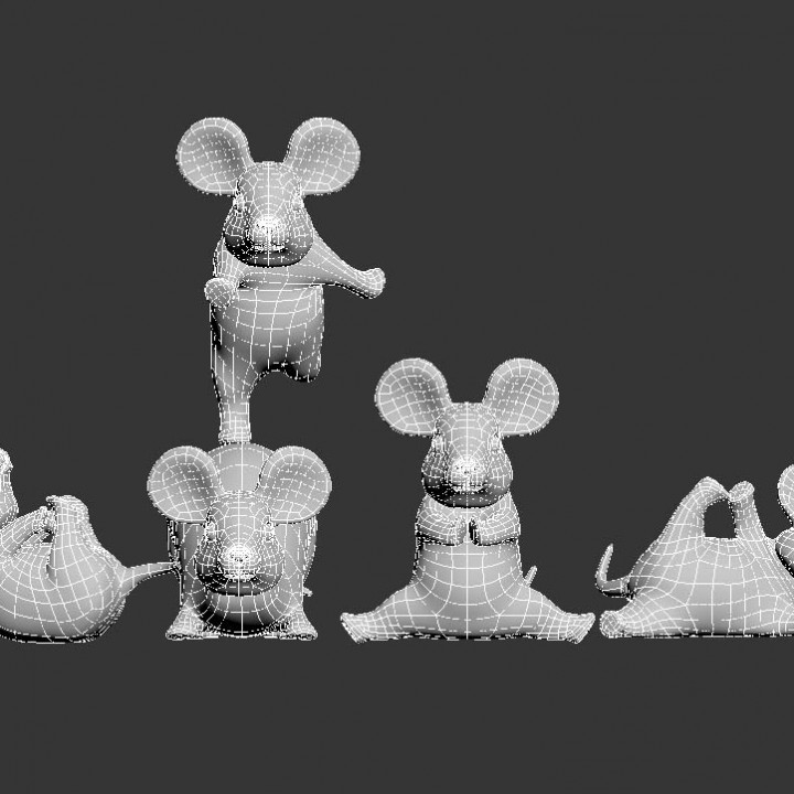 3D Printable mouse by 3Dimontis