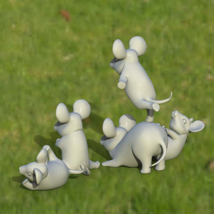 3D Printable mouse by 3Dimontis