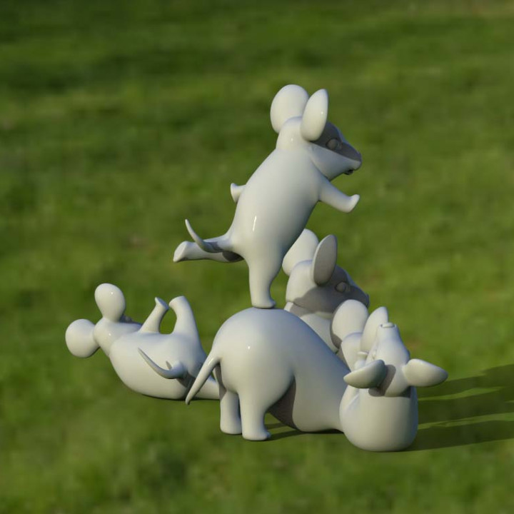 3D Printable mouse by 3Dimontis