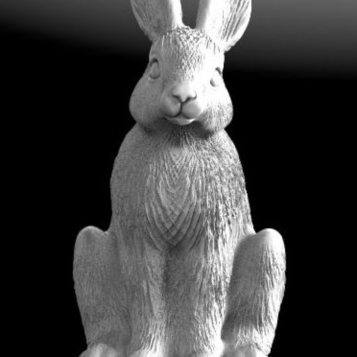 3D Printable rabbit by 3Dimontis