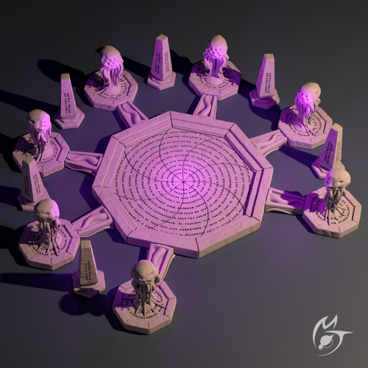 3D Printable Eldritch Altar / Door by Making Tlon