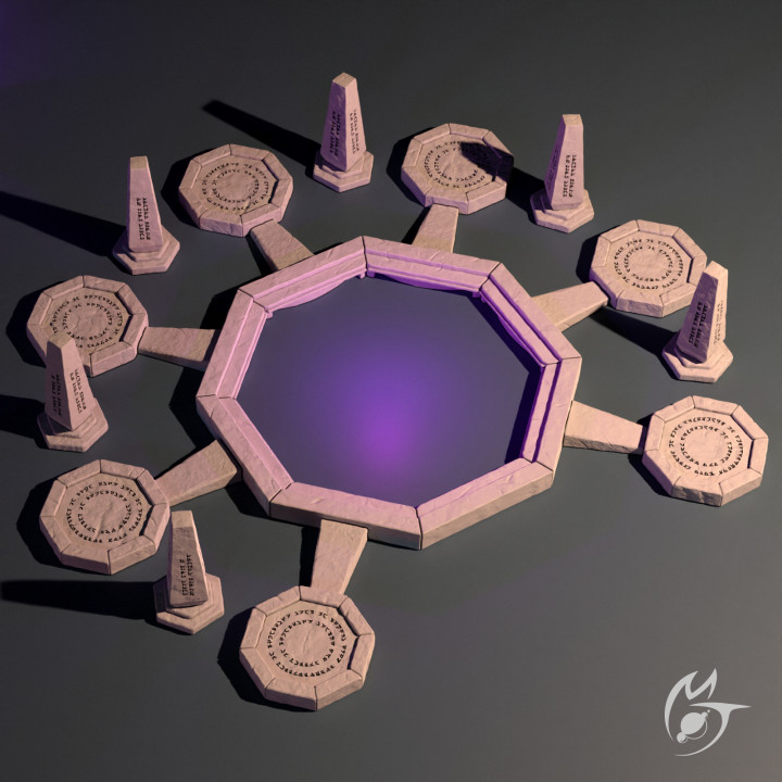 3D Printable Eldritch Altar / Door by Making Tlon