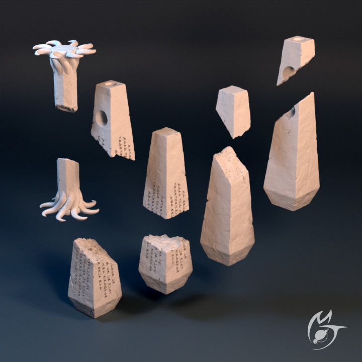 3D Printable Eldritch Dungeon Objects and Props by Making Tlon
