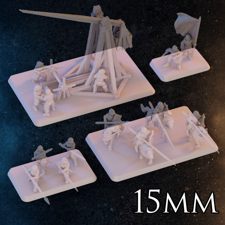 3D Printable Rectangular Base Kit by Productions Diratia