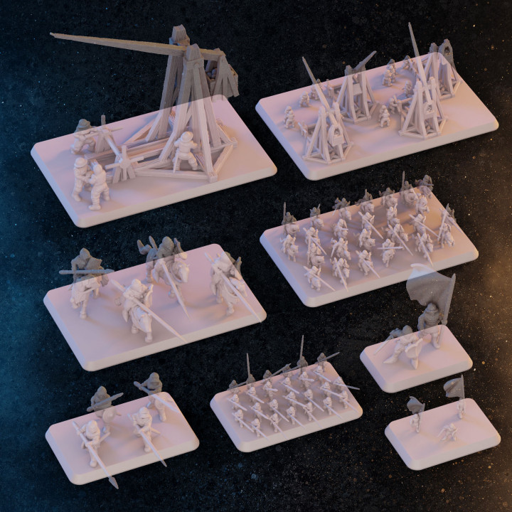 3D Printable Rectangular Base Kit by Productions Diratia