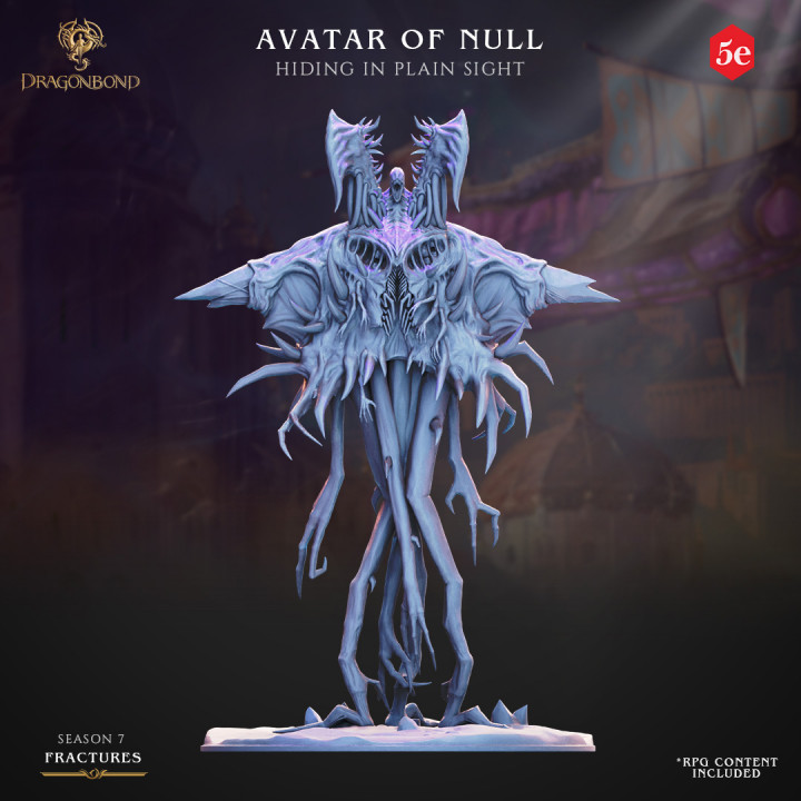 3D Printable Dragonbond Tribes Null Avatar by Draco Studios