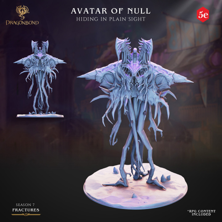 3D Printable Dragonbond Tribes Null Avatar by Draco Studios