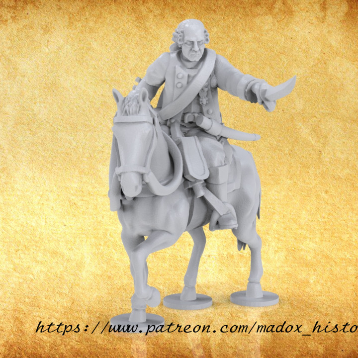 3D Printable SYW Prussian High command by BattleCat Miniatures