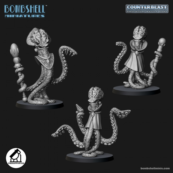 3D Printable Edo Primelings by Bombshell Miniatures