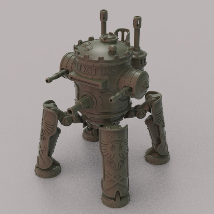 3D Printable Iron harvest fan mecha FDM by MCGuild