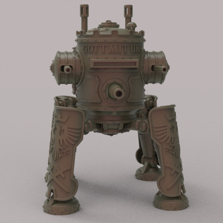 3D Printable Iron harvest fan mecha FDM by MCGuild