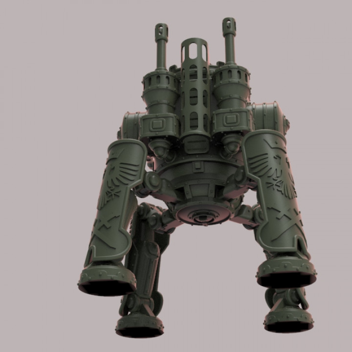 3D Printable Iron harvest fan mecha FDM by MCGuild