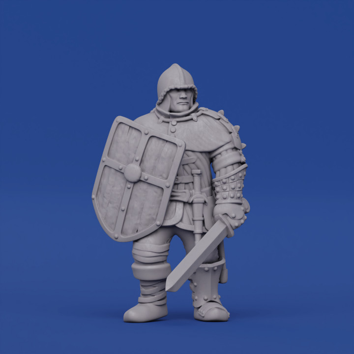 3D Printable Guardsman and Comander by vector.miniatures