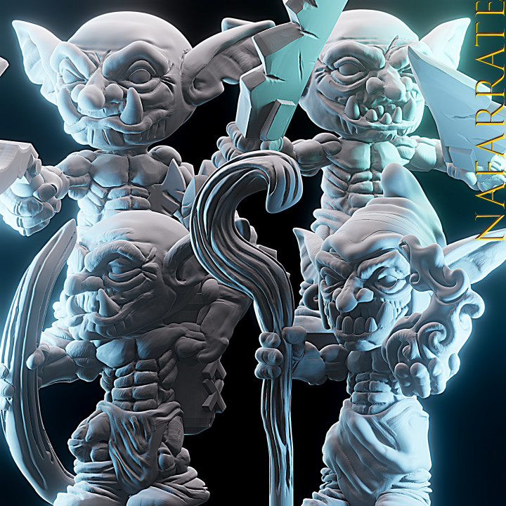 3D Printable Goblin by Nafarrate Designs