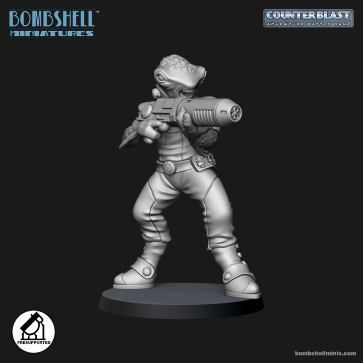 3D Printable Counterblast Archetype Crew Combo by Bombshell Miniatures