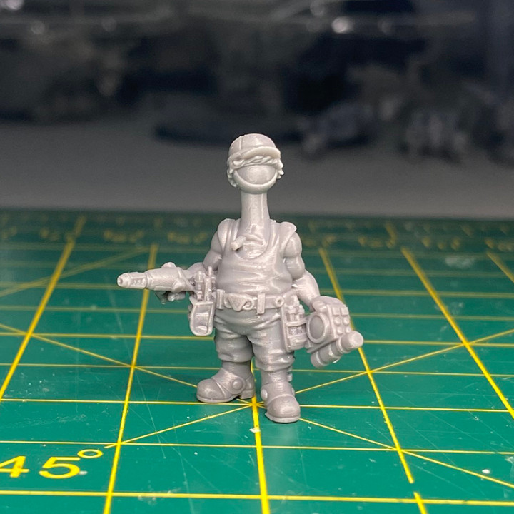 3D Printable Counterblast Archetype Crew Combo by Bombshell Miniatures