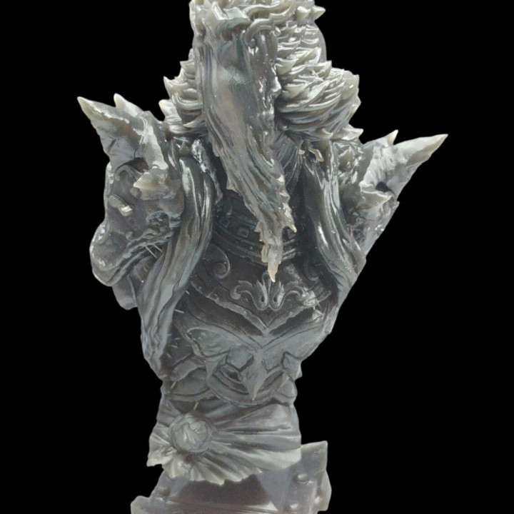 3D Print of Bust - The Faceless Queen by mok2
