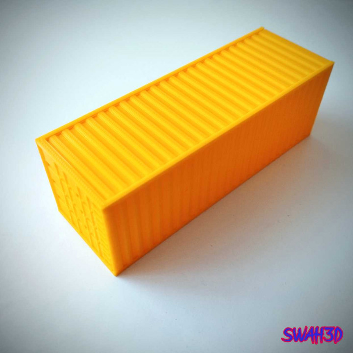 3D Printable SHIPPING CONTAINER by Petr