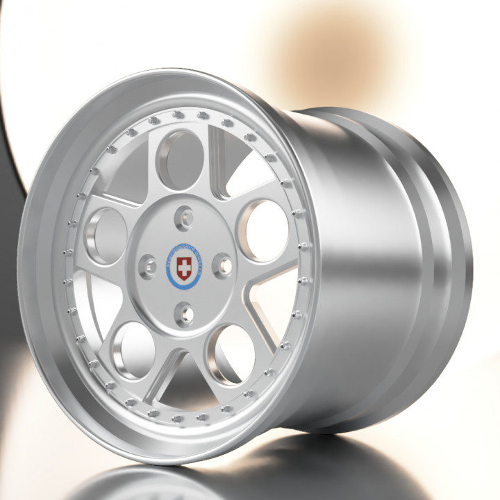 3D Printable Raw-sp 16 Wheels by Kaio