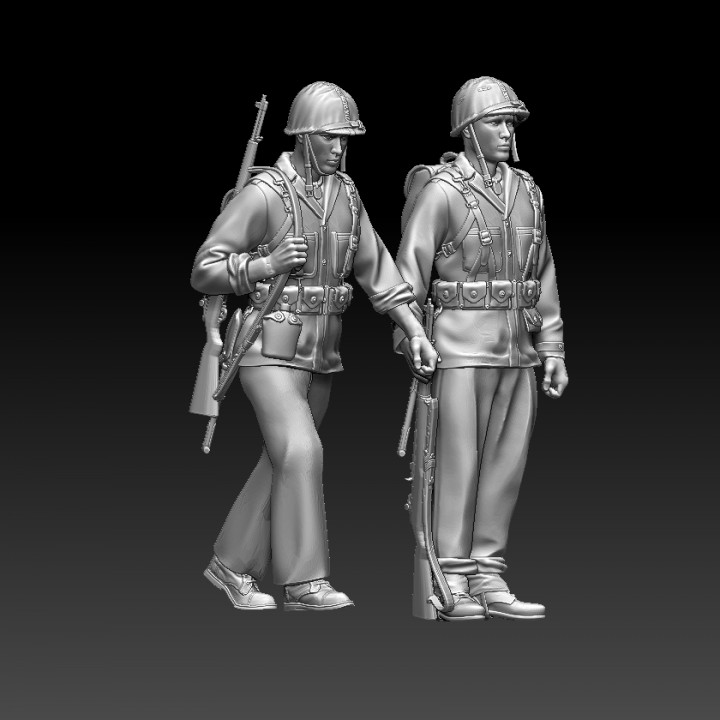 3D Printable Marine usa ww2 by Dmitry Tishchenkov