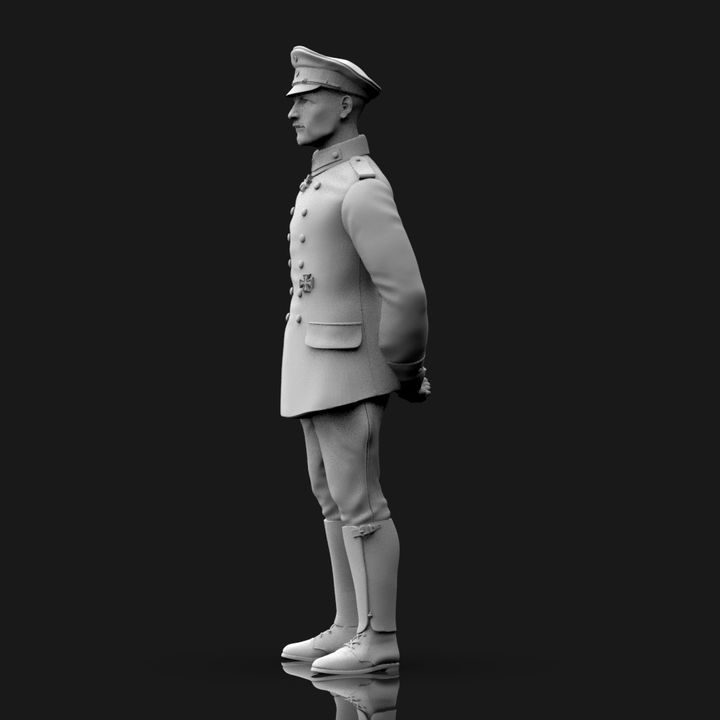 3D Printable Rommel ww1 by Dmitry Tishchenkov