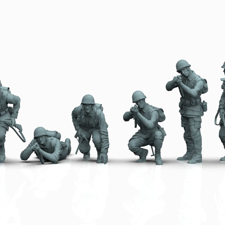 3D Printable us soldier by Dmitrii Tishchenkov