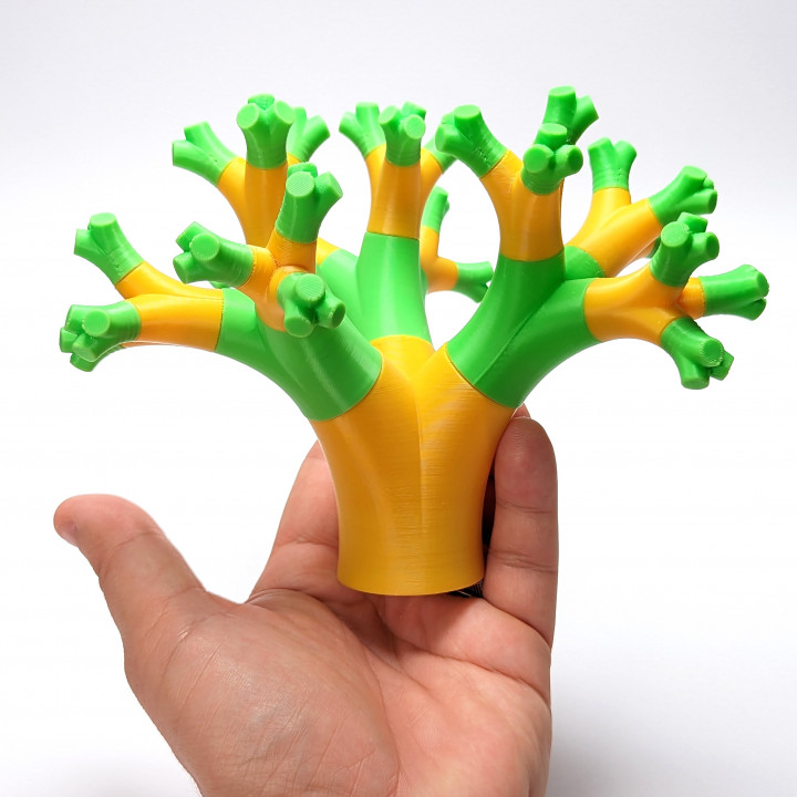 3D Printable Fractal Trees! by Clockspring