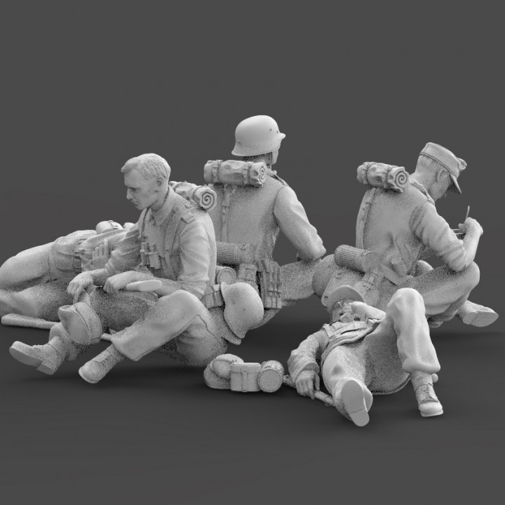 3D Printable German soldier ww2 by Dmitry Tishchenkov